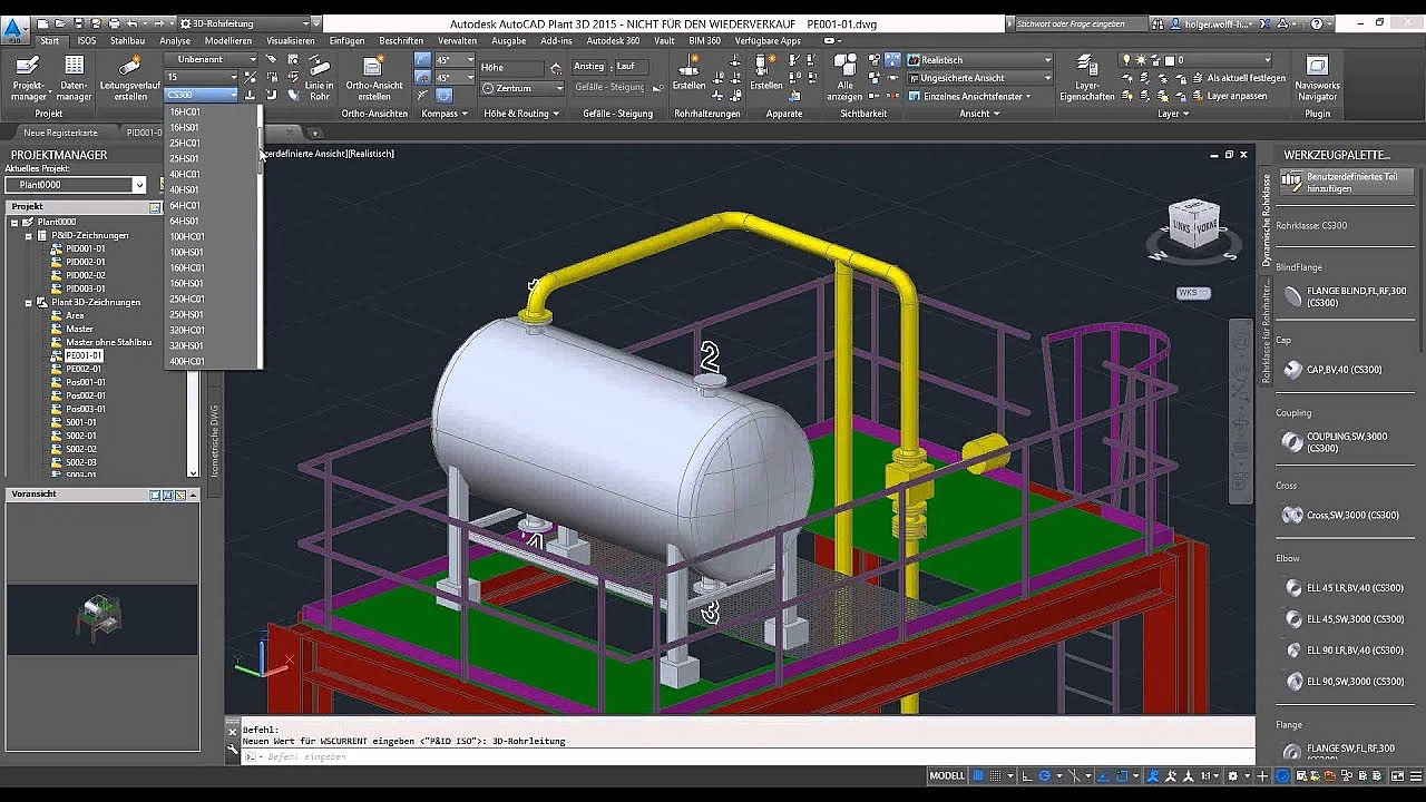 AutoCAD Plant 3D Schulung - CAD-Schulung, Shop und Service
