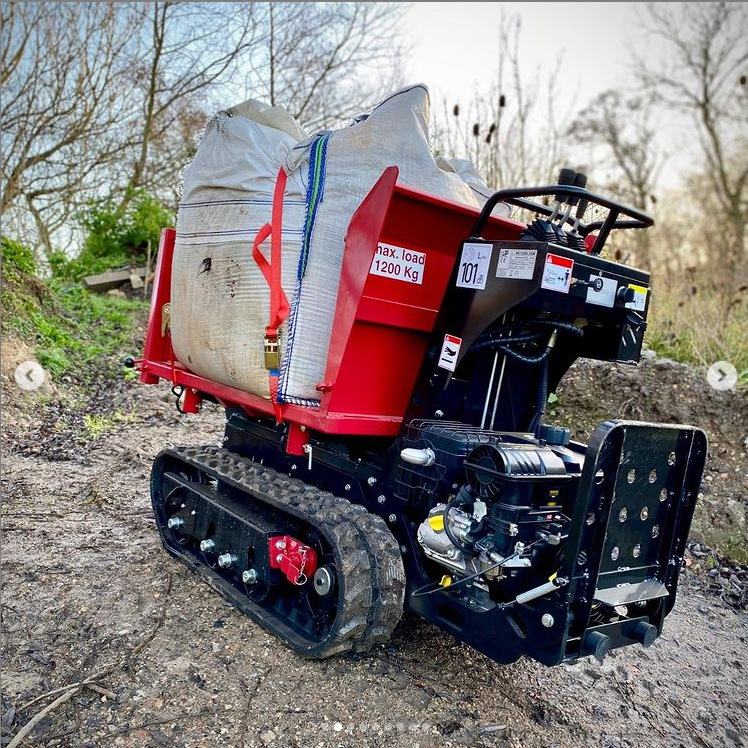 Raupen-Dumper Typ RC1200-3SK Dreiseitenkipper - PowerPac.ch