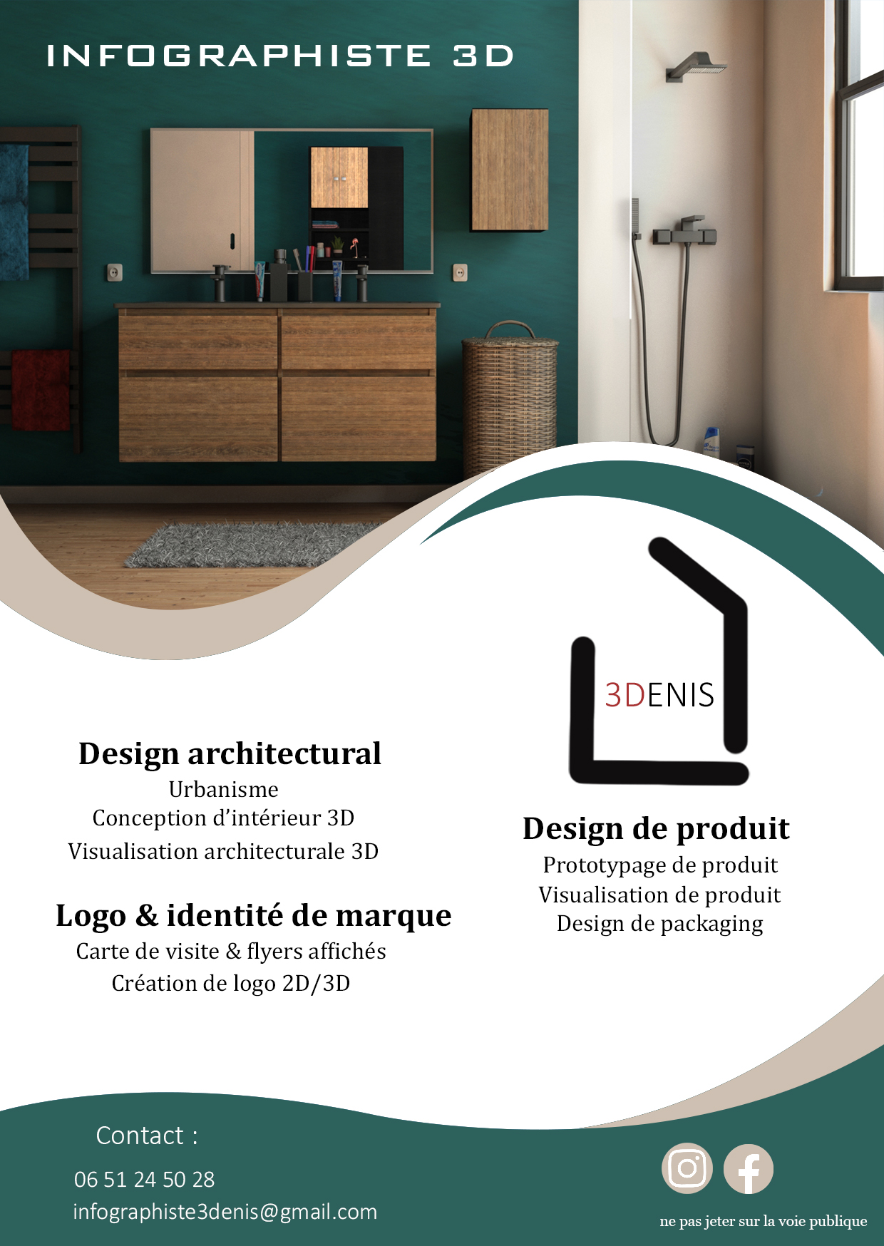 Infographie 2D - Site de 3denis