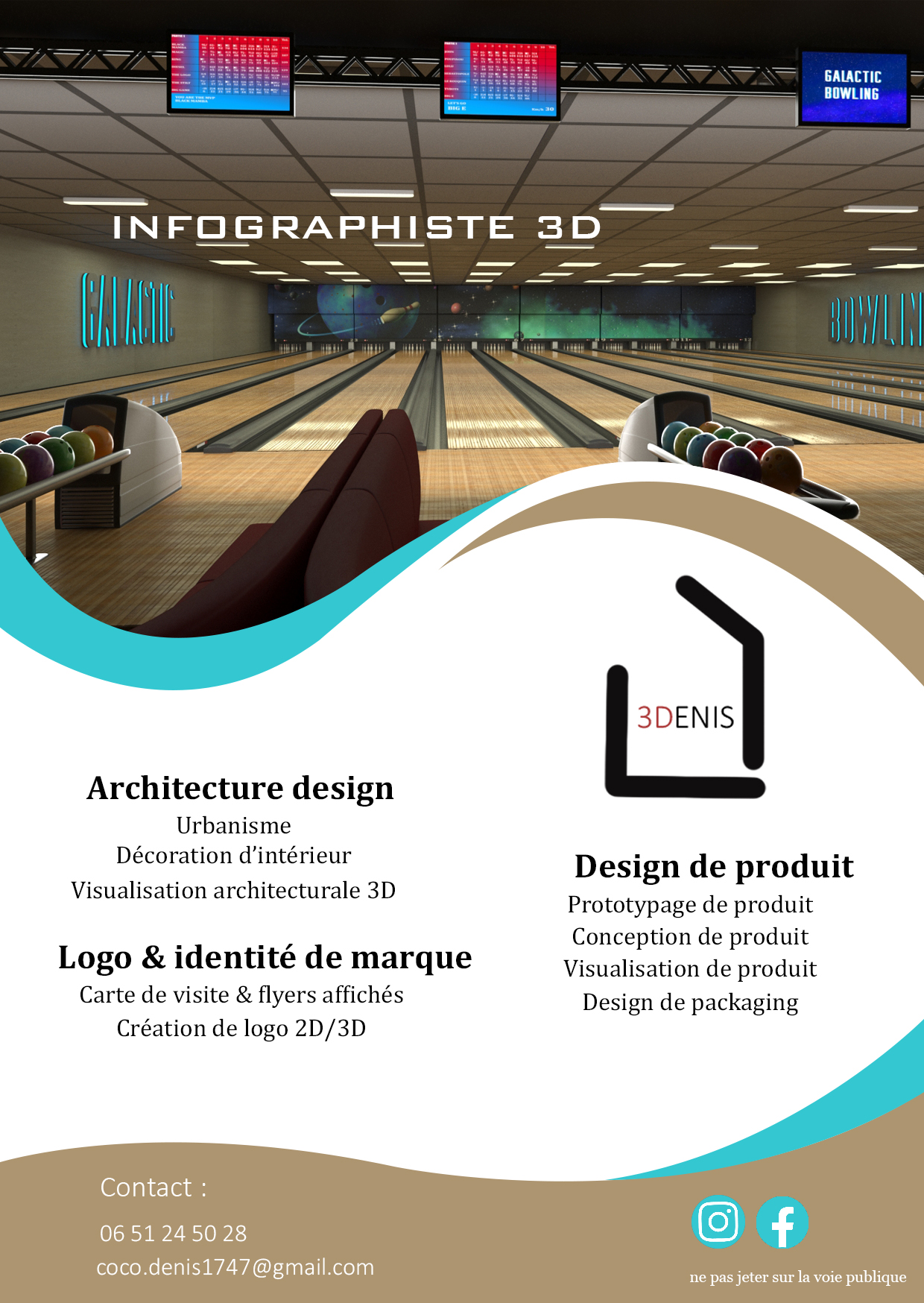 Infographie 2D - Site de 3denis