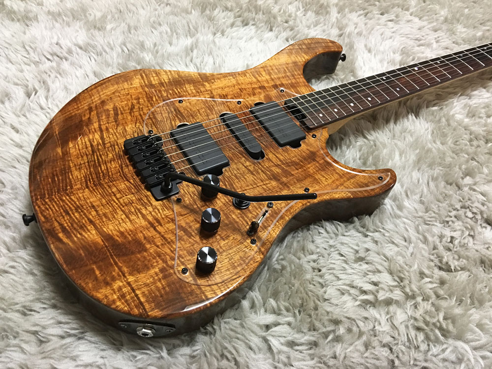 Stellar Custom 002 Hawaiian Koa Top Left Hand - 静岡のY.O.S.ギター工房 オーダーメイド ...