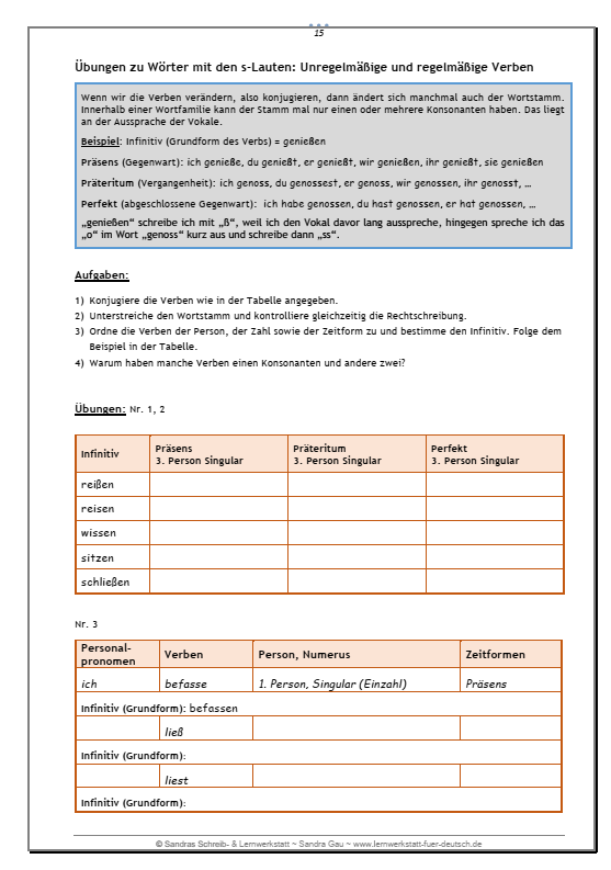Diktate und Arbeitsblätter via E-Mail - Lernwerkstatt für Deutsch