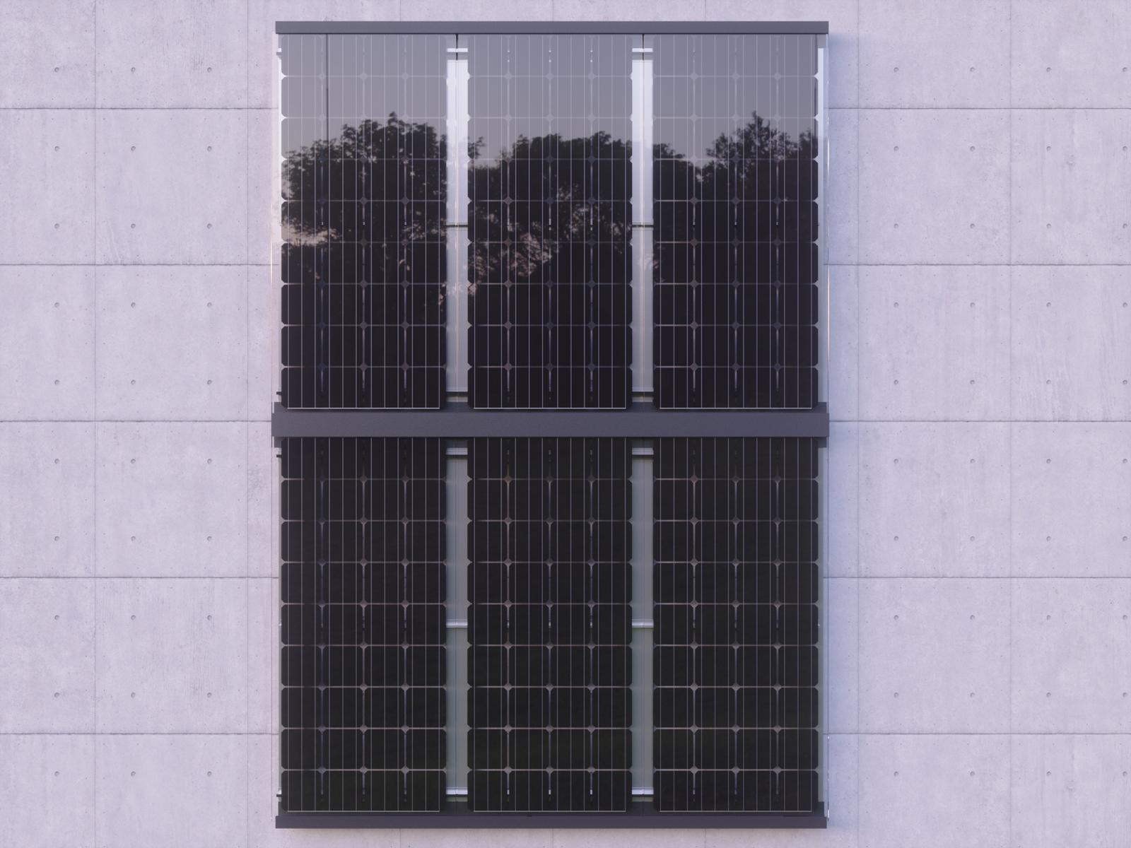 Photovoltaik Fassade erzeugt PV-Strom - Solarcarporte.de