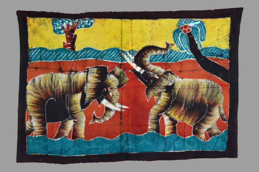 Batiks en coton africain - masques, statues, d'art Africain