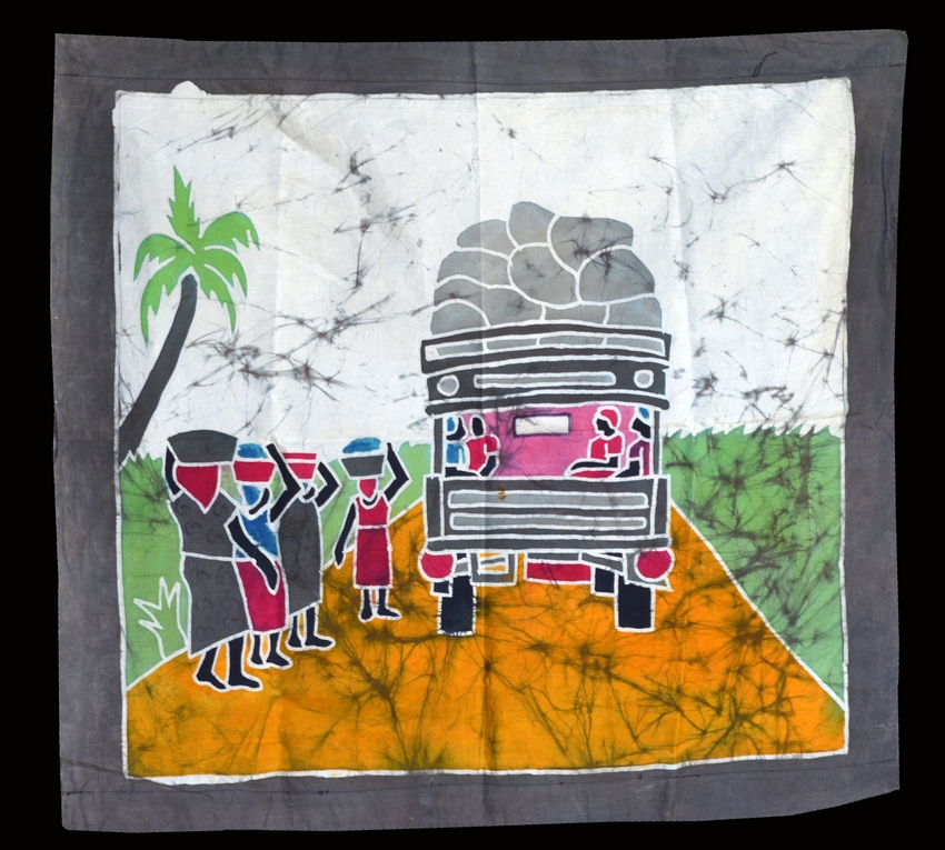 Batiks en coton africain - masques, statues, d'art Africain