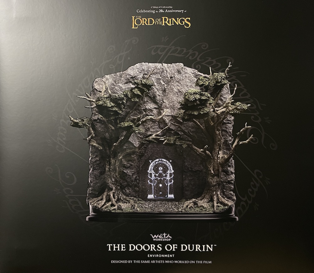 The Doors of Durin Environment Herr der Ringe Statue Led beleuchtet ...