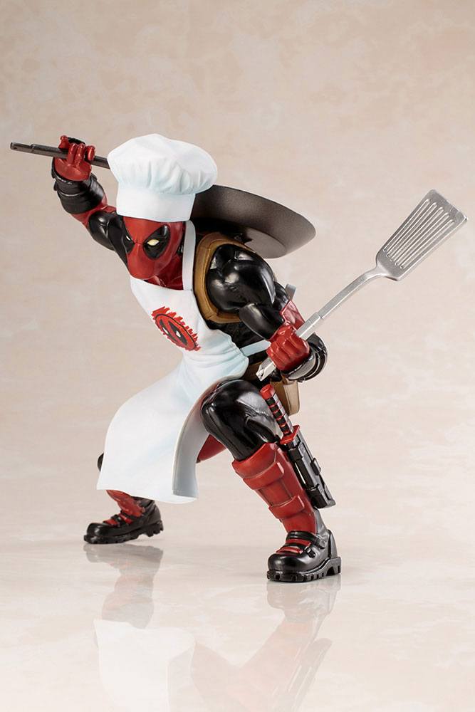 Cooking Deadpool 1/10 Marvel Comics 14cm Statue ARTFX+ Kotobukiya - TS ...