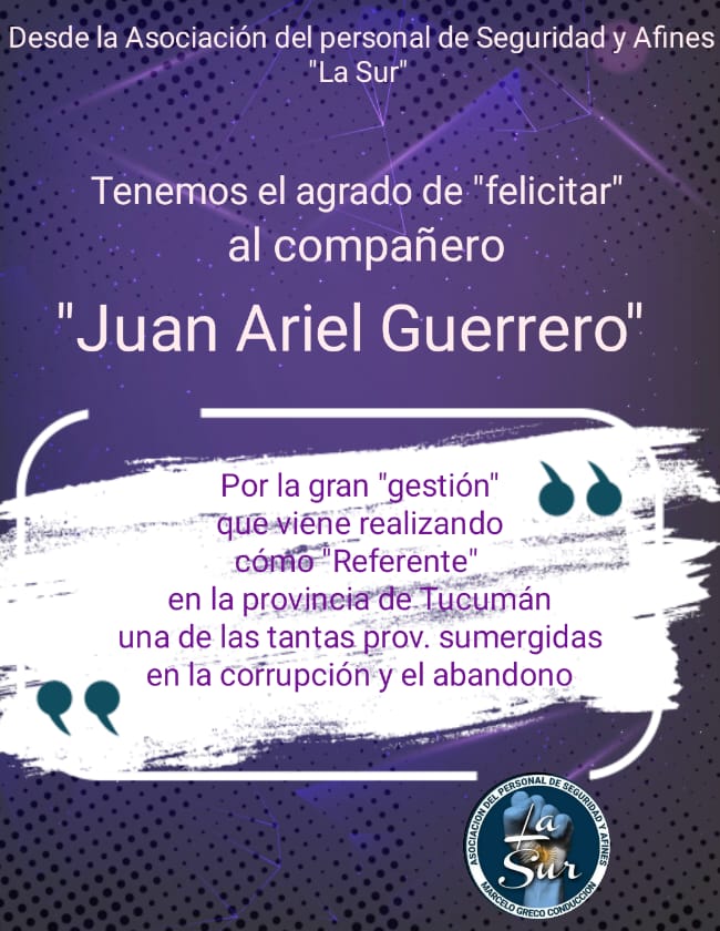 MARCELO GRECO FELICITA EL GRAN TRABAJO QUE VIENE REALIZANDO EL ...