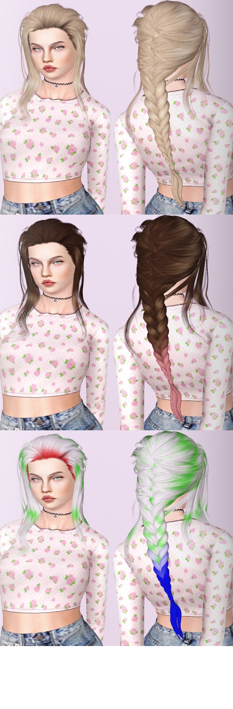 Braided - DescargasSims-CC