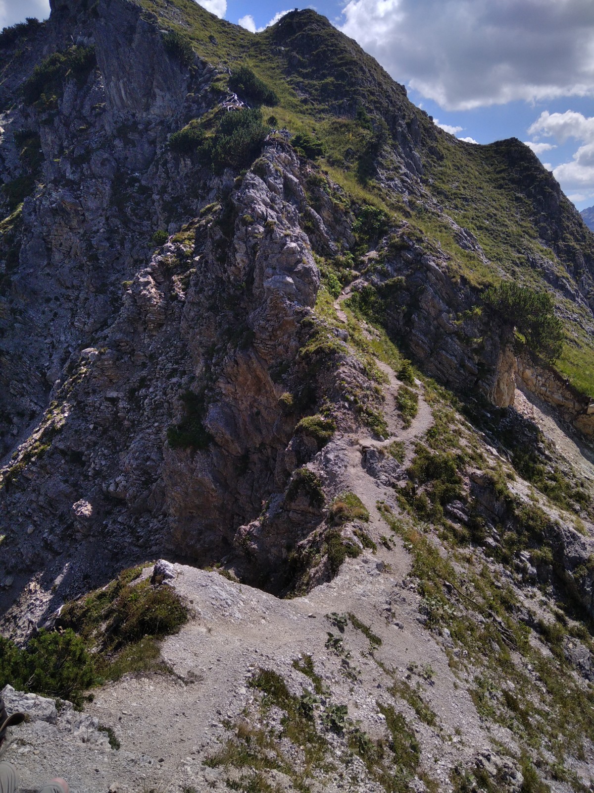 With one Foot in the Abyss: Hiking an alpine Ridge - SquirrelSarah