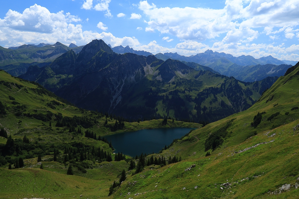With one Foot in the Abyss: Hiking an alpine Ridge - SquirrelSarah
