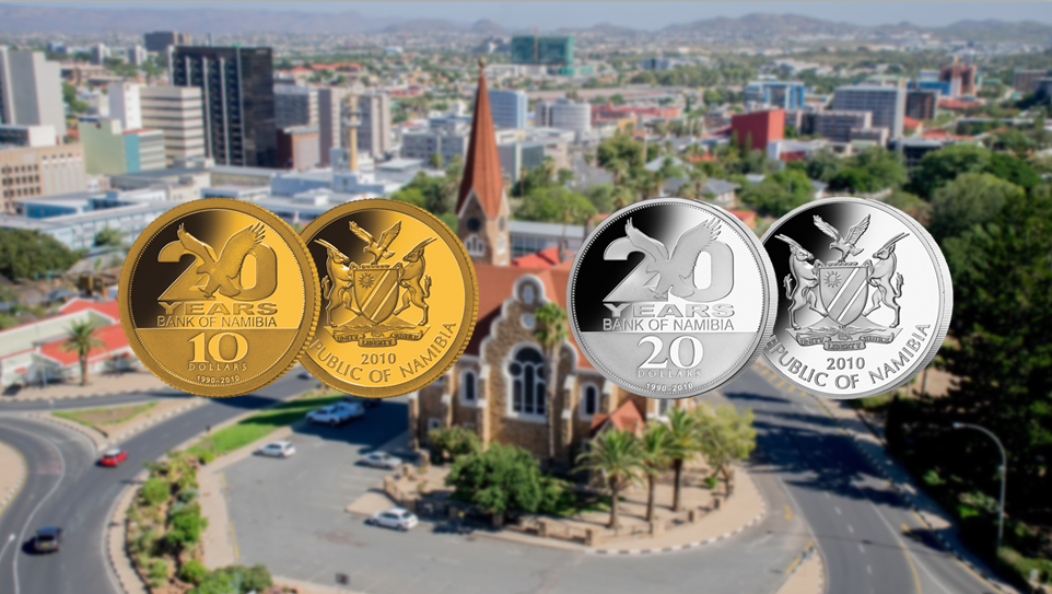 namibia 2010 - "20th Anniversary of the Bank of namibia" - World Coin ...