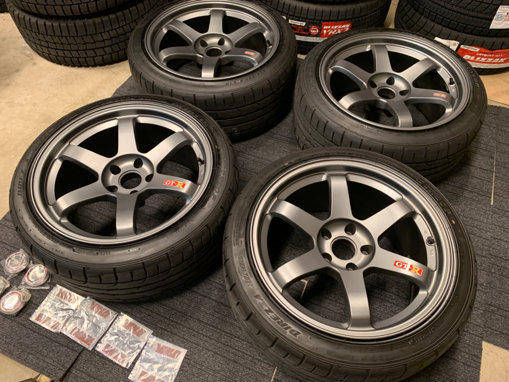 RAYS TE37 限定色 9.5J × 18 ＋12 GT-R(R32 R33) - sacrewz ページ！