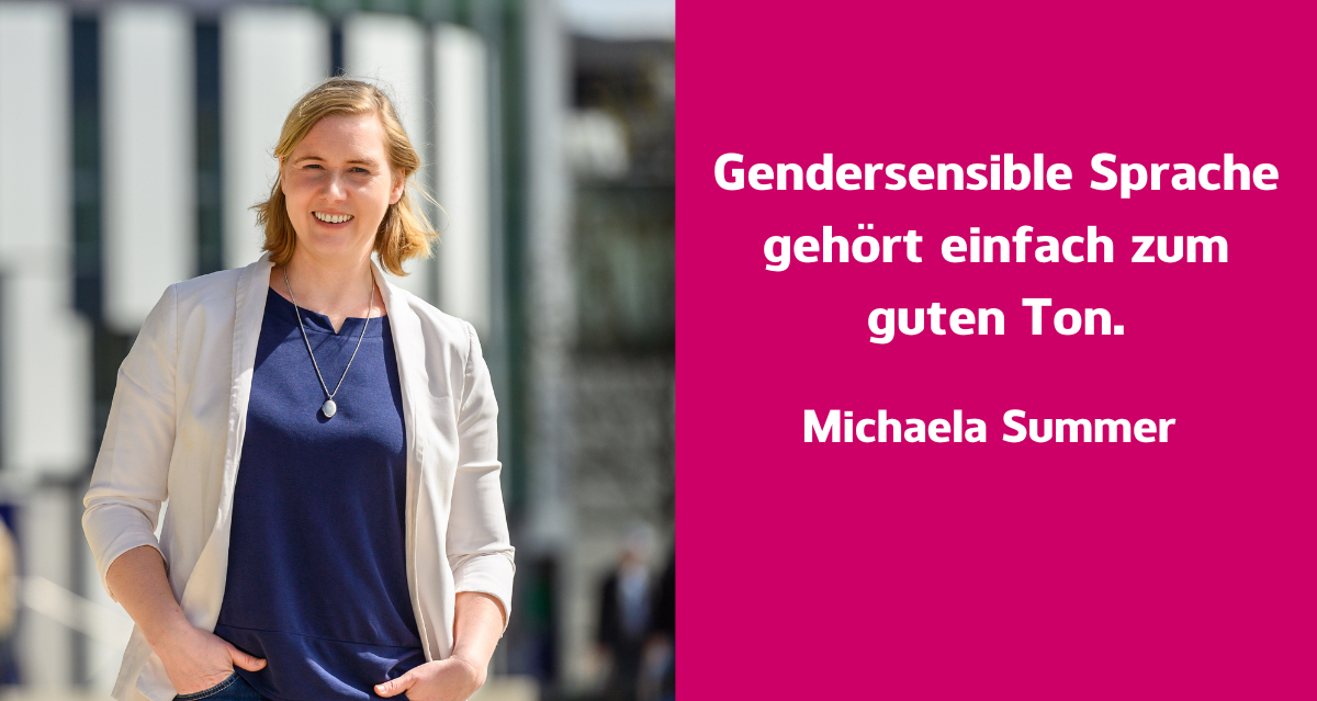 Gendersensible Sprache gehört einfach zum guten Ton - Schreibwerkstatt