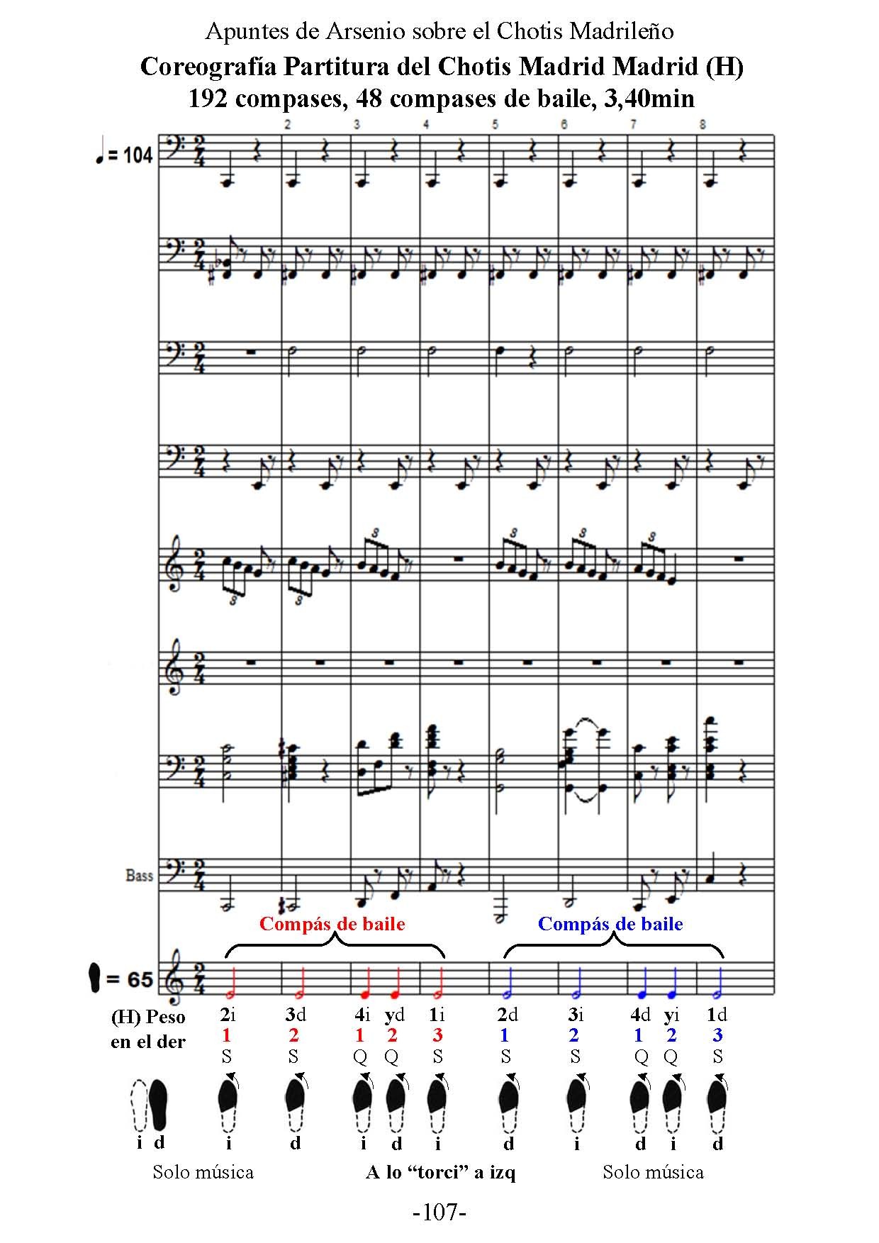 Aqui teneis la coreografia básica. - Chotis Madrileño de Arsenio