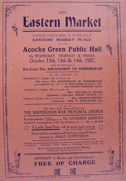 Sacred Heart and Holy Souls church - Acocks Green History Society: new ...