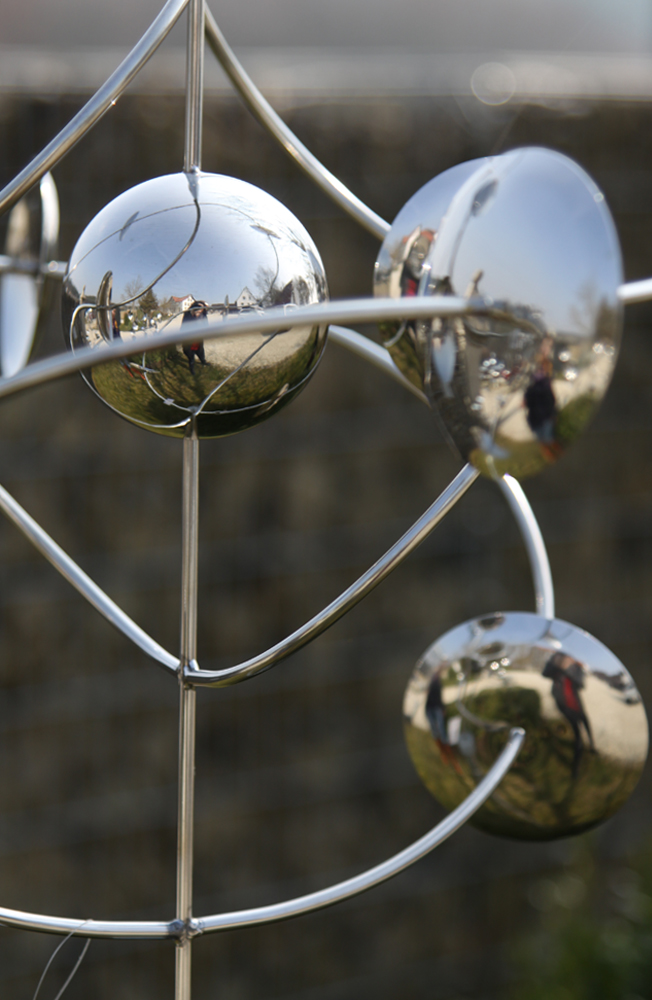 Windspiel Edelstahl Gegenlaufig