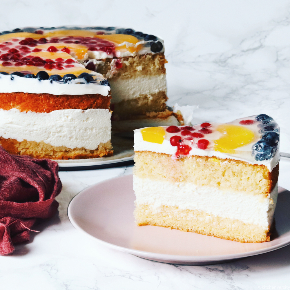 Topfen- Obst Torte - Welcome to my Kitchenversity!