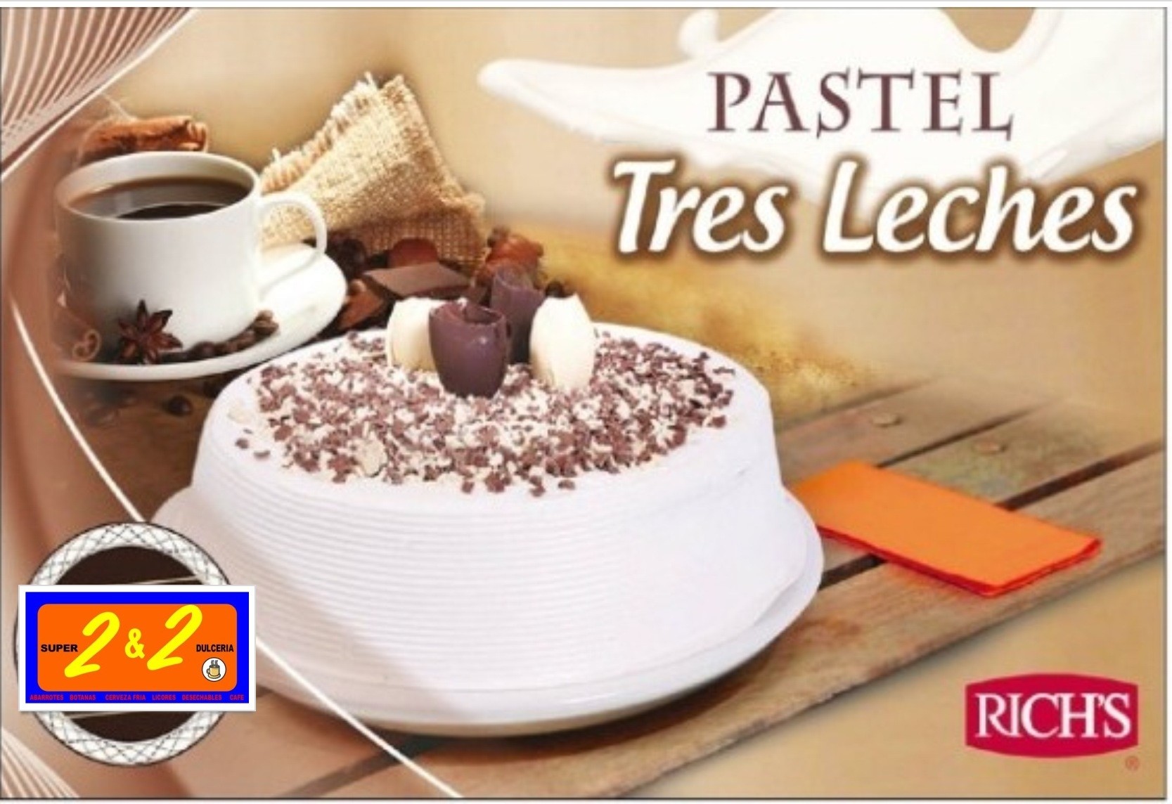 LOS PASTELES MAS RICOS SOLO EN 2&2 - superdulceria2y2s jimdo page!