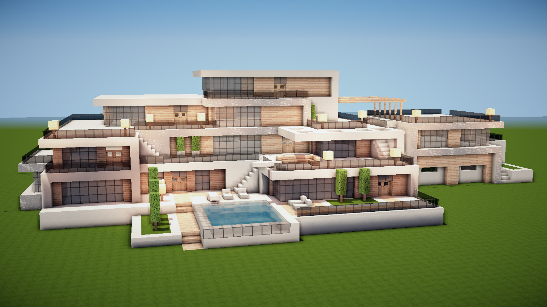 Epische Moderne Minecraft Villa - Minecraft Häuser bauen Webseite!