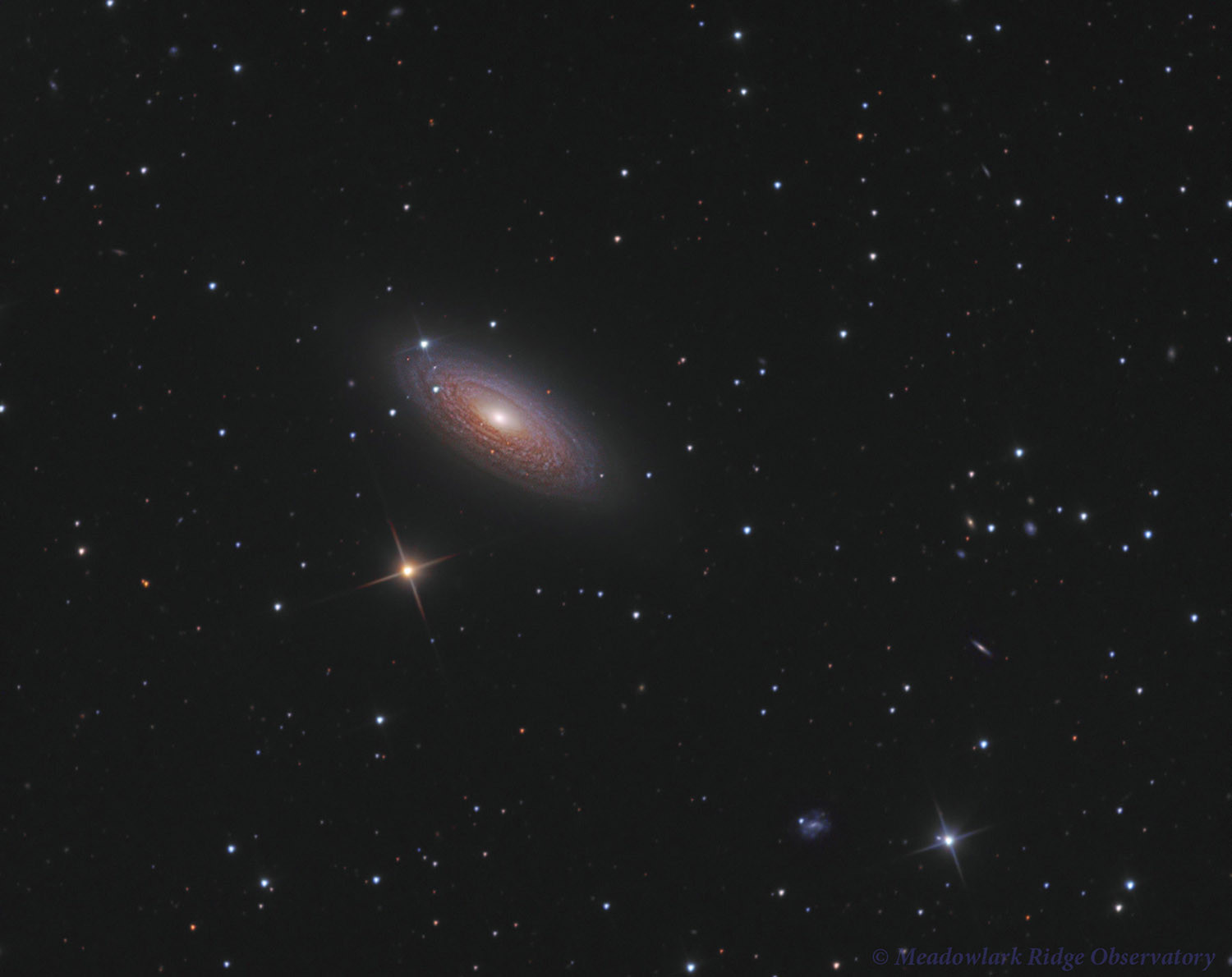 NGC 2841 - Astrophotography - MeadowlarkRidgeObservatory