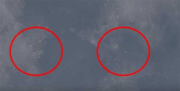 Lune : animal géant se déplaçant à grande vitesse sur la surface de la ...