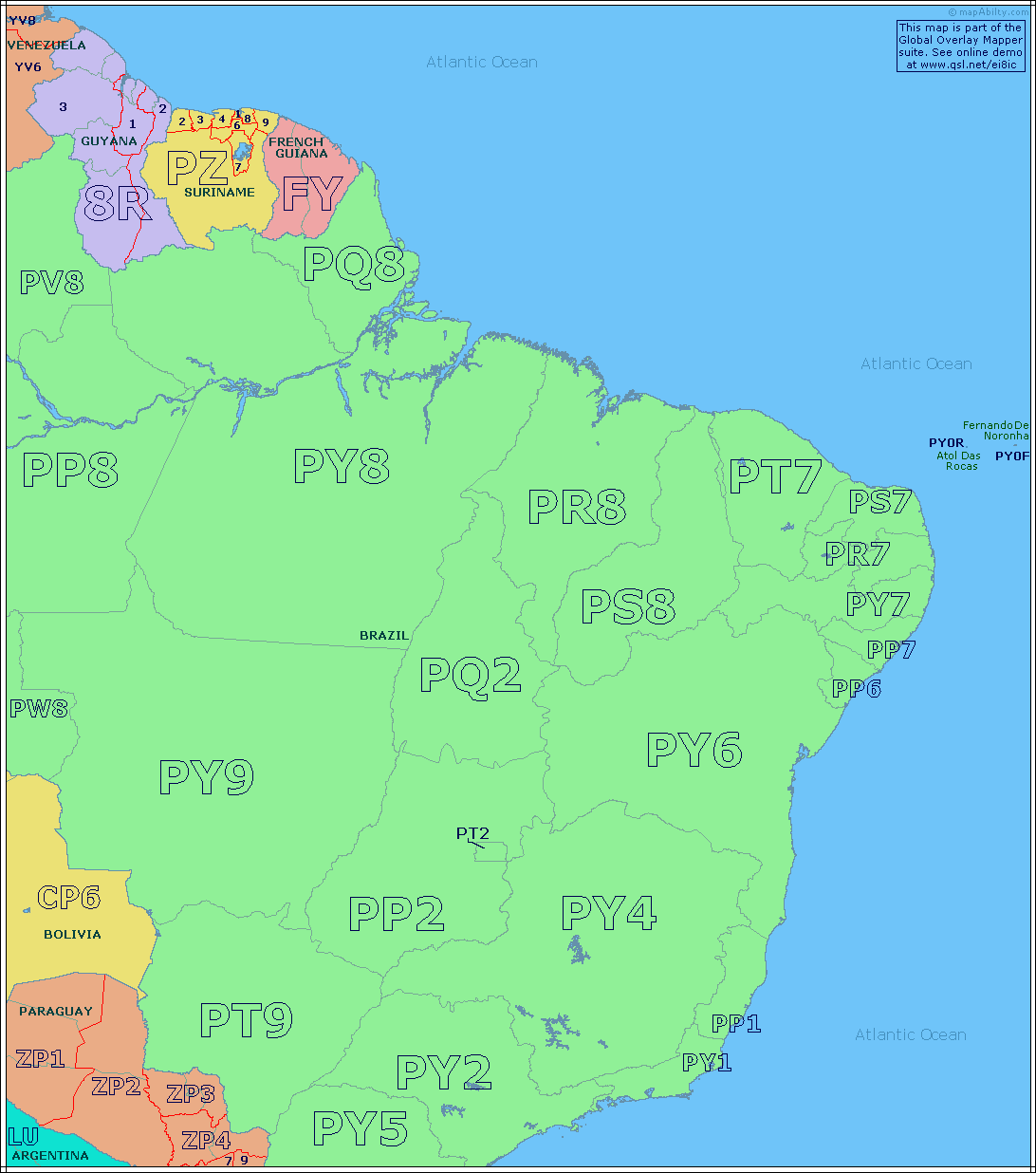 CQ Zone World Map - IV3XUX Ham Radio Station. 73's & DX