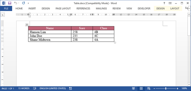 Inserting Tables to Word Document in Java Application - codeexamples