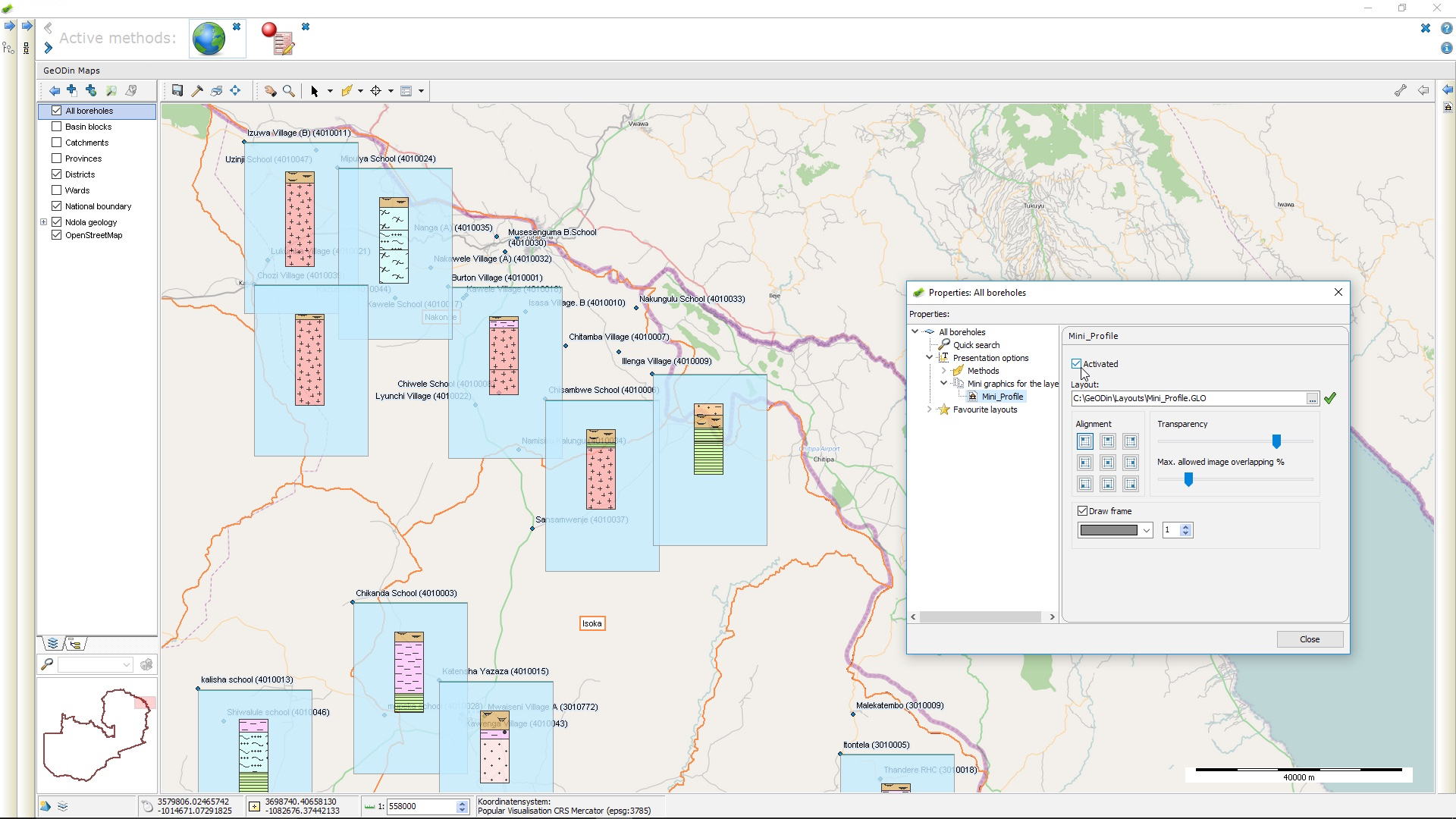 Exploring geodata - GeODin - Smart data management