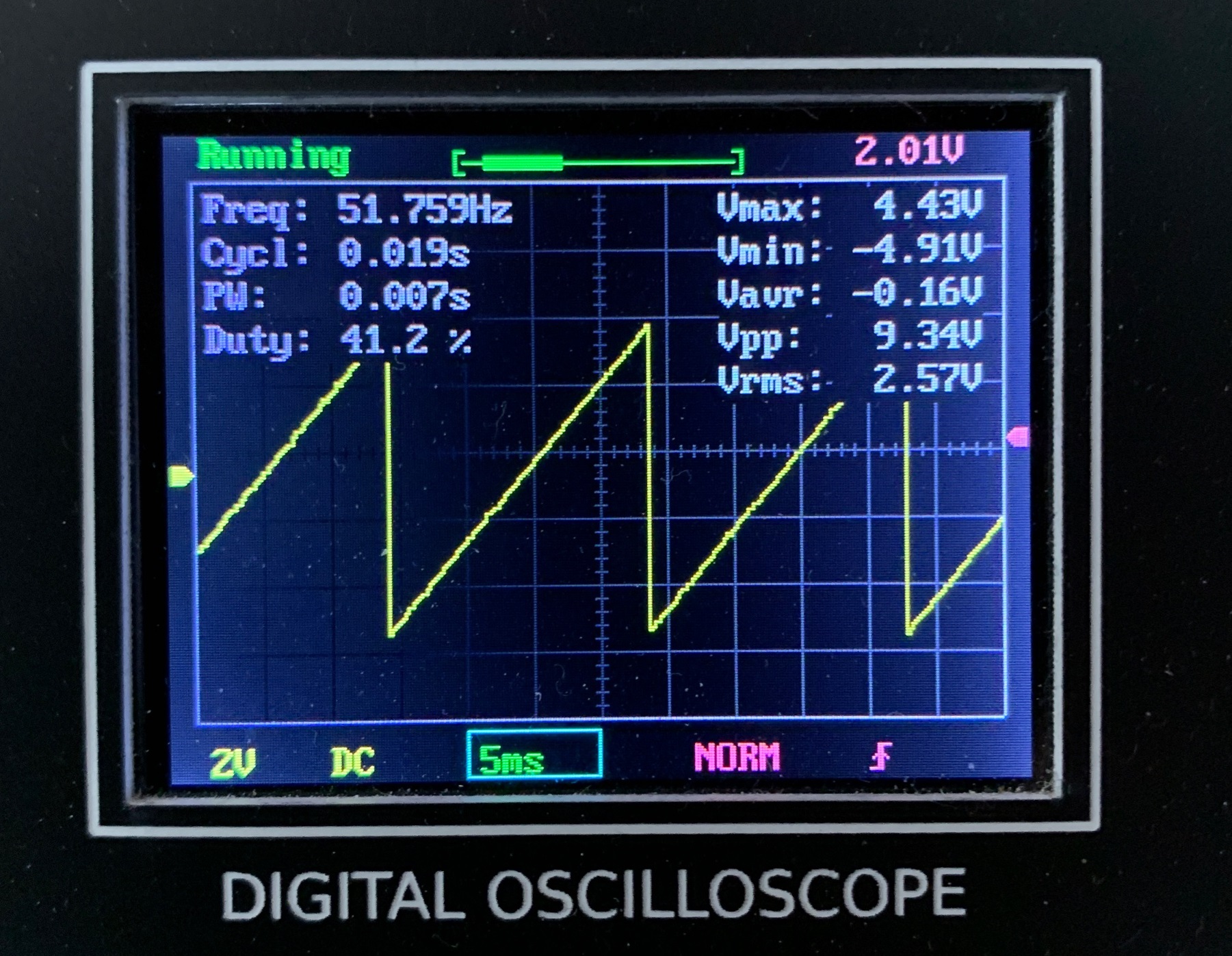 Infos zu den OSZI-Bildern - DIY Synth