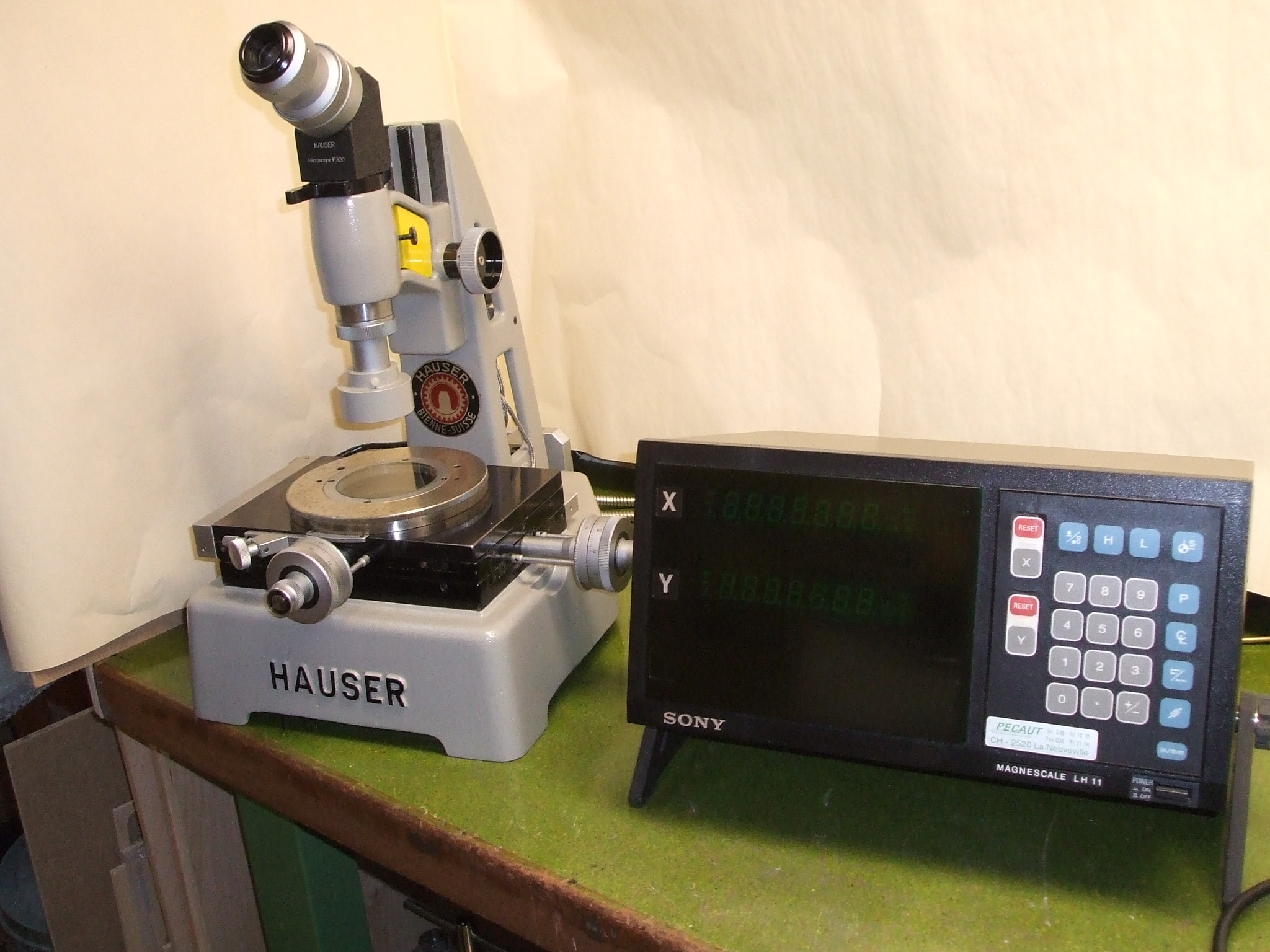 HAUSER-Messmikroskop - my-workshops Webseite!