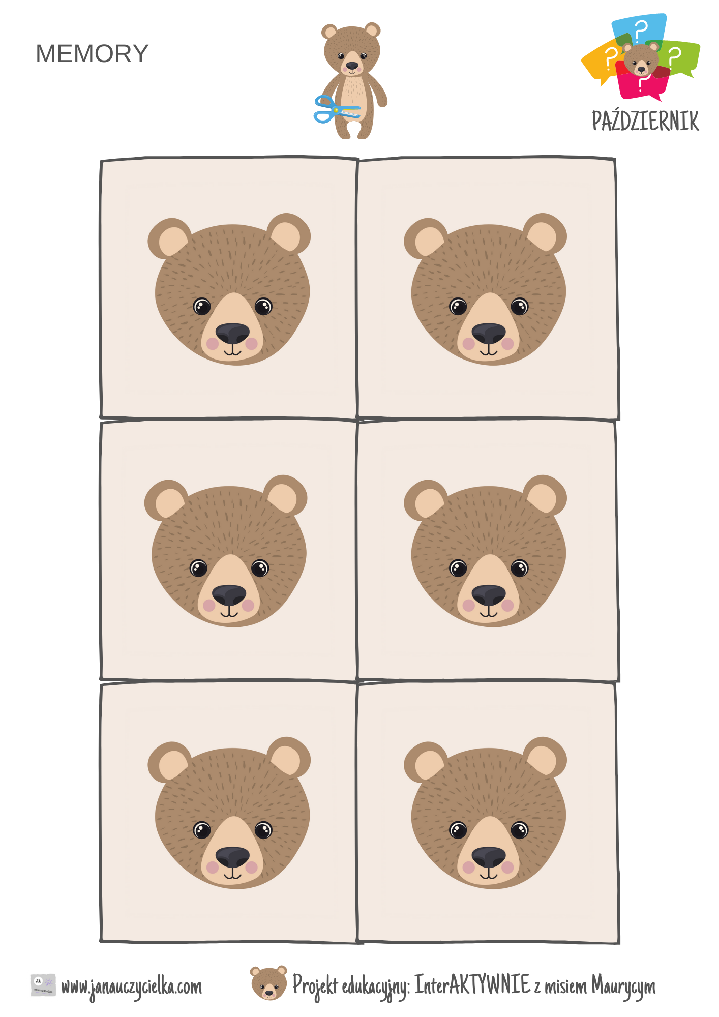 Jesienne MEMORY - janauczycielka