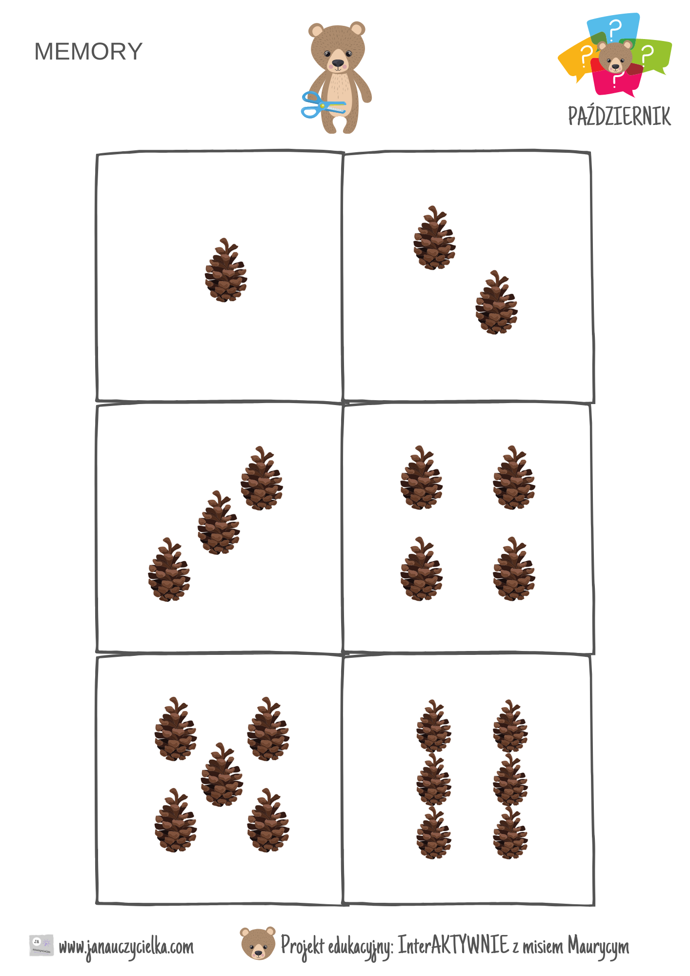 Jesienne MEMORY - janauczycielka