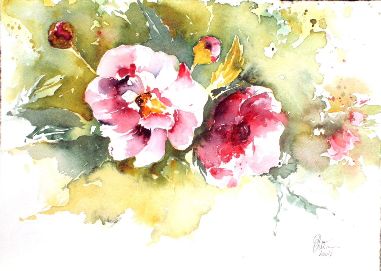 Blumen - http://atelier-brigitte.duerr.jimdo.com