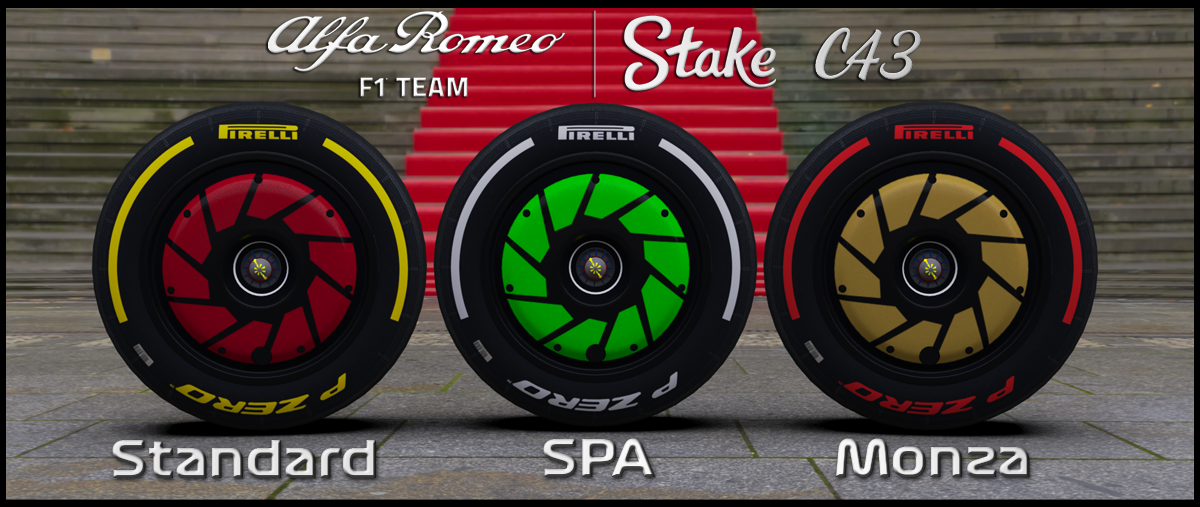 F1 Pirelli 2023 - Tyres & Rims - gp4racing