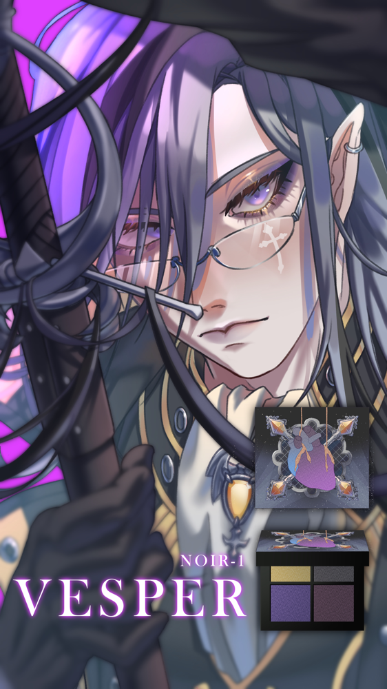 Noir Vesper - holostarsmakeup