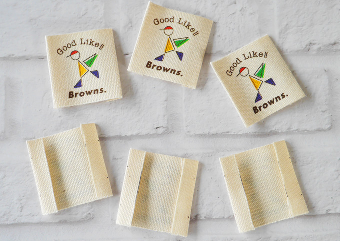 (PN-029)大阪府大阪市北区【KF】様ご依頼のオリジナルブランドネームタグの製作をしました - カケエ・コーポレーション