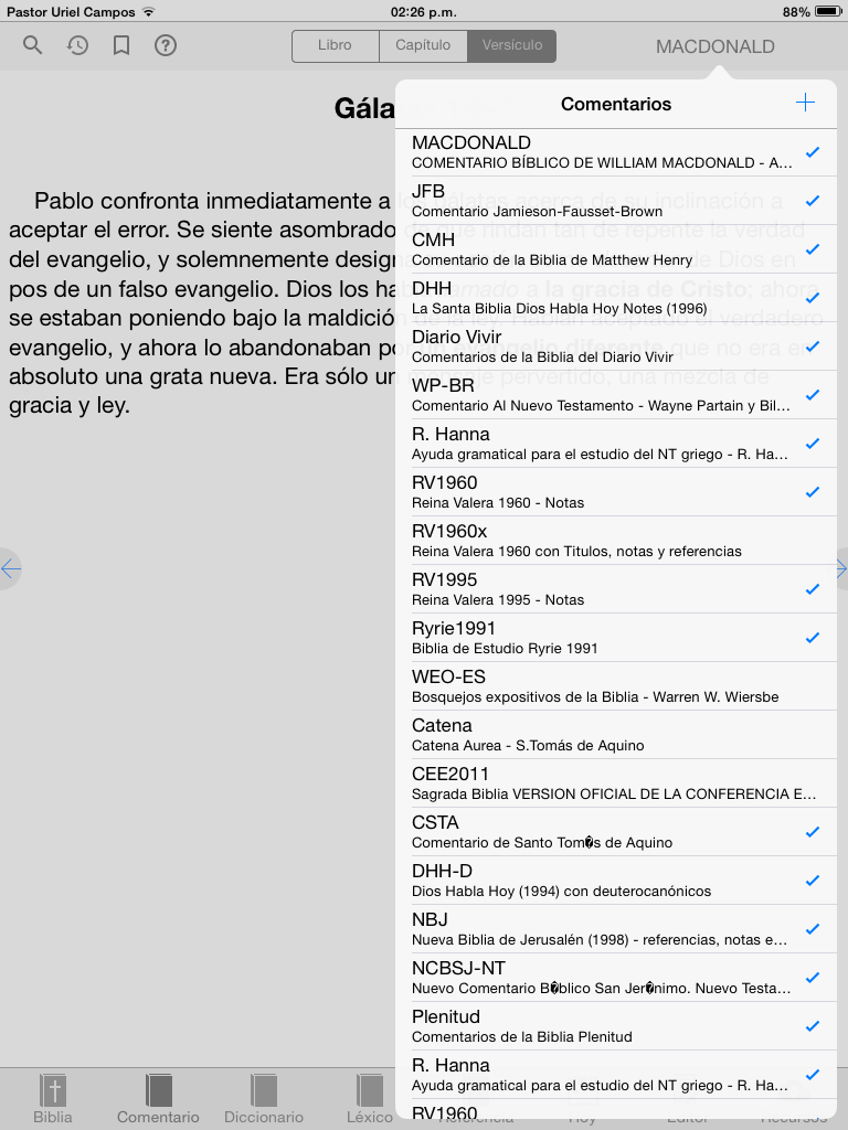 Modulos para Windows (PC) e-Sword X (Mac) e-Sword LT (iPhone/iPod) e ...