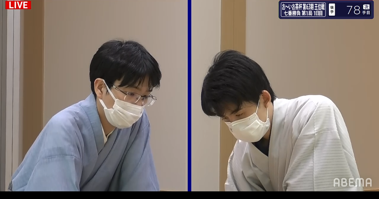 The first game of Oui Title Series - my-shogi-life ページ！