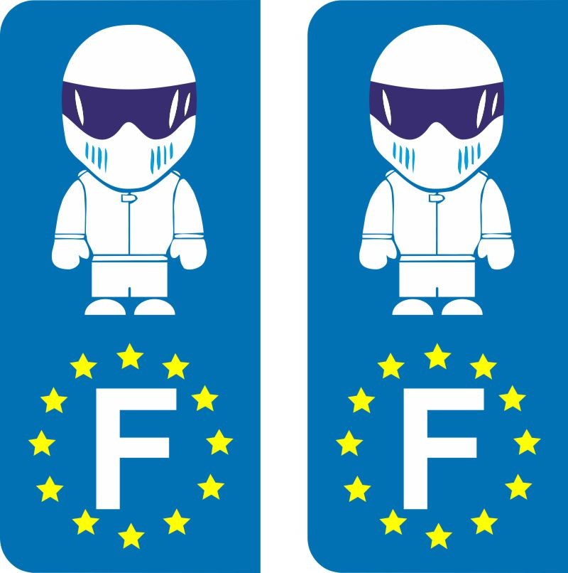 The STIG !!! - stickers pour plaques immatriculation, adhésifs logos ...
