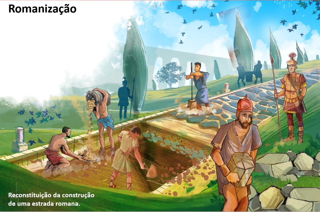 Os romanos na Península ibérica - História e Geografia de Portugal