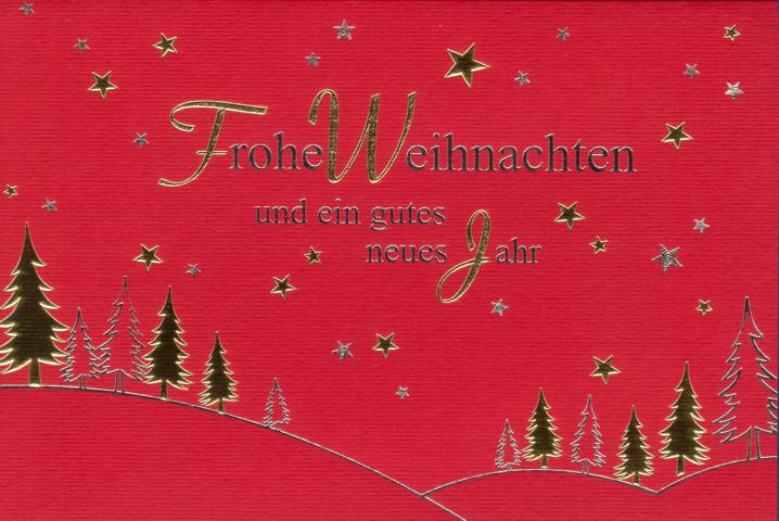 Weihnachtskarten mit Text - fortuna-businesscards