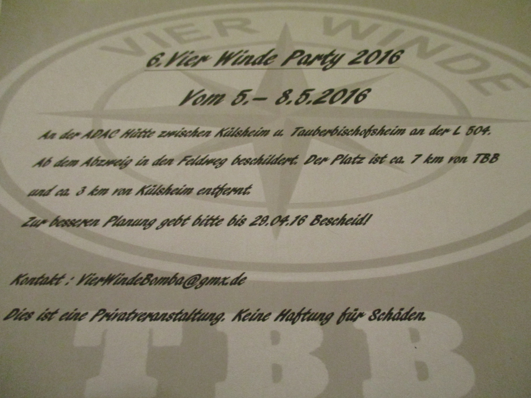 Events - Vier-Winde Homepage