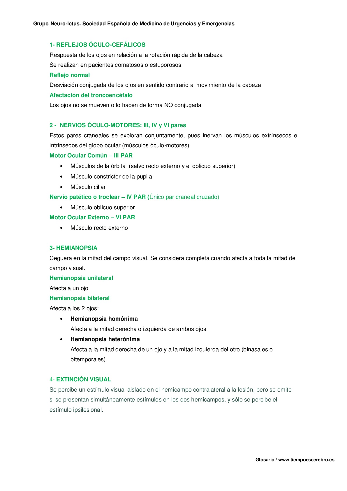 Escala de NIHSS - Página web de pseudomonas