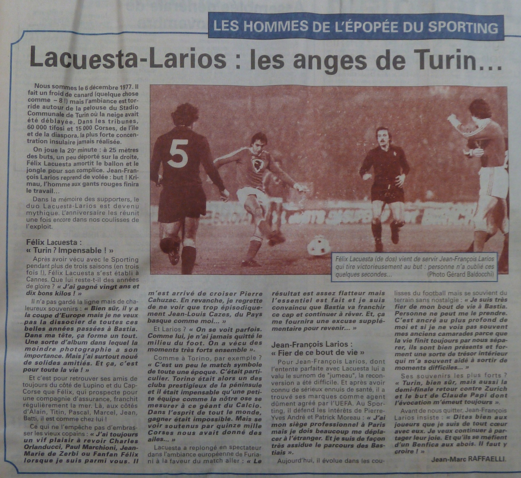 Pierre-Yves ANDRE : "Je revis" - corse football!