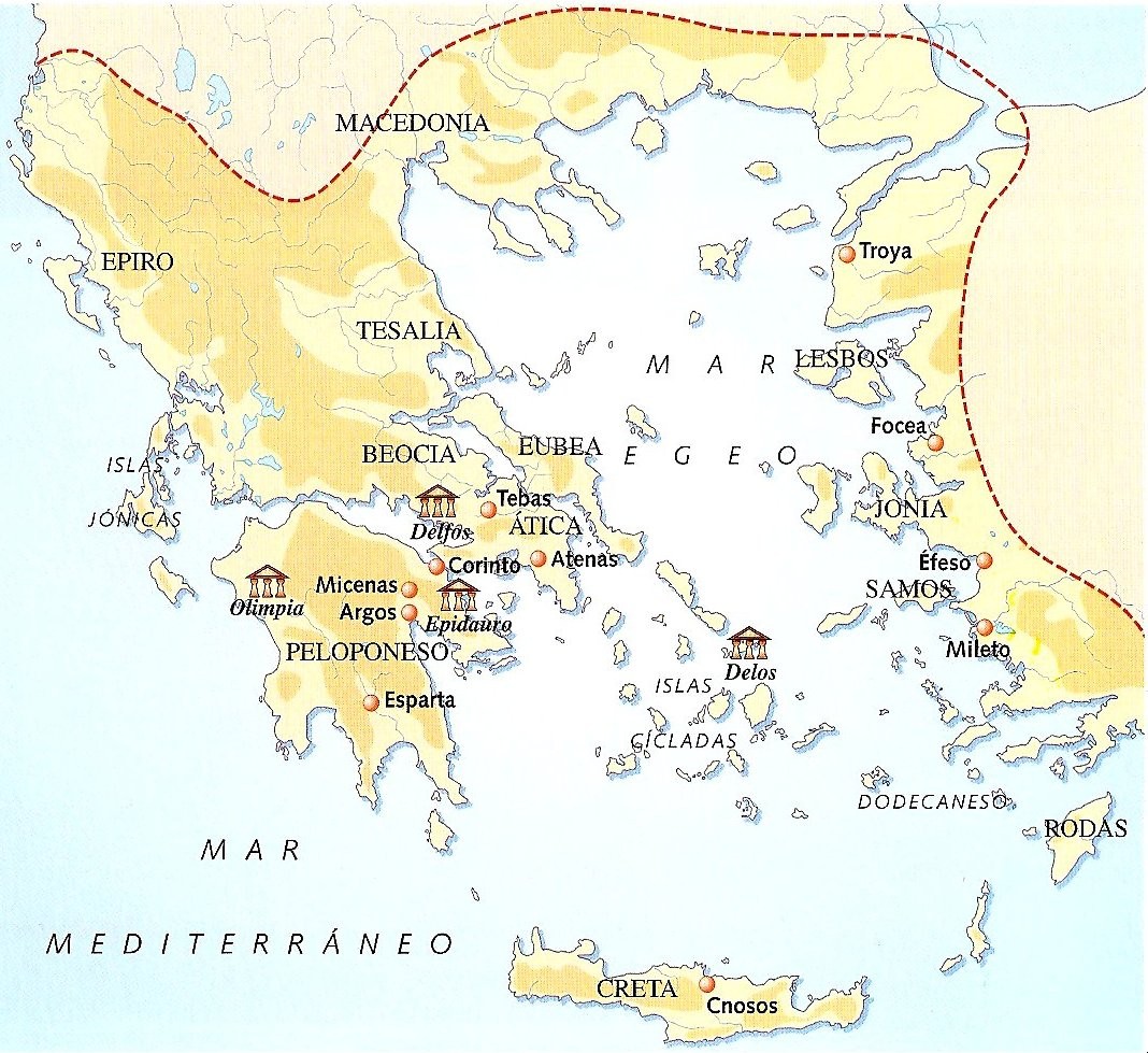 04.1. Grecia. Esquemas, mapas y materiales. - Algargos´ web. Resumen de ...
