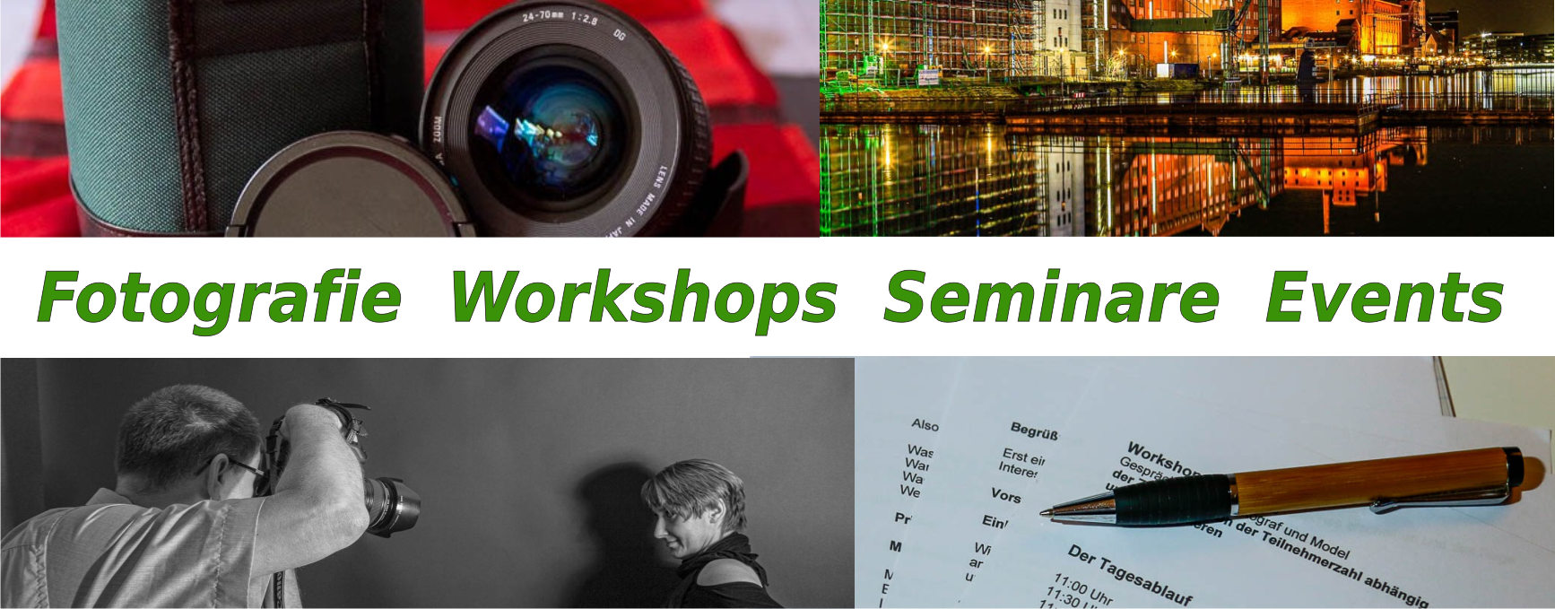 WORKSHOPS - Fotografie, Workshops, Seminar, Events