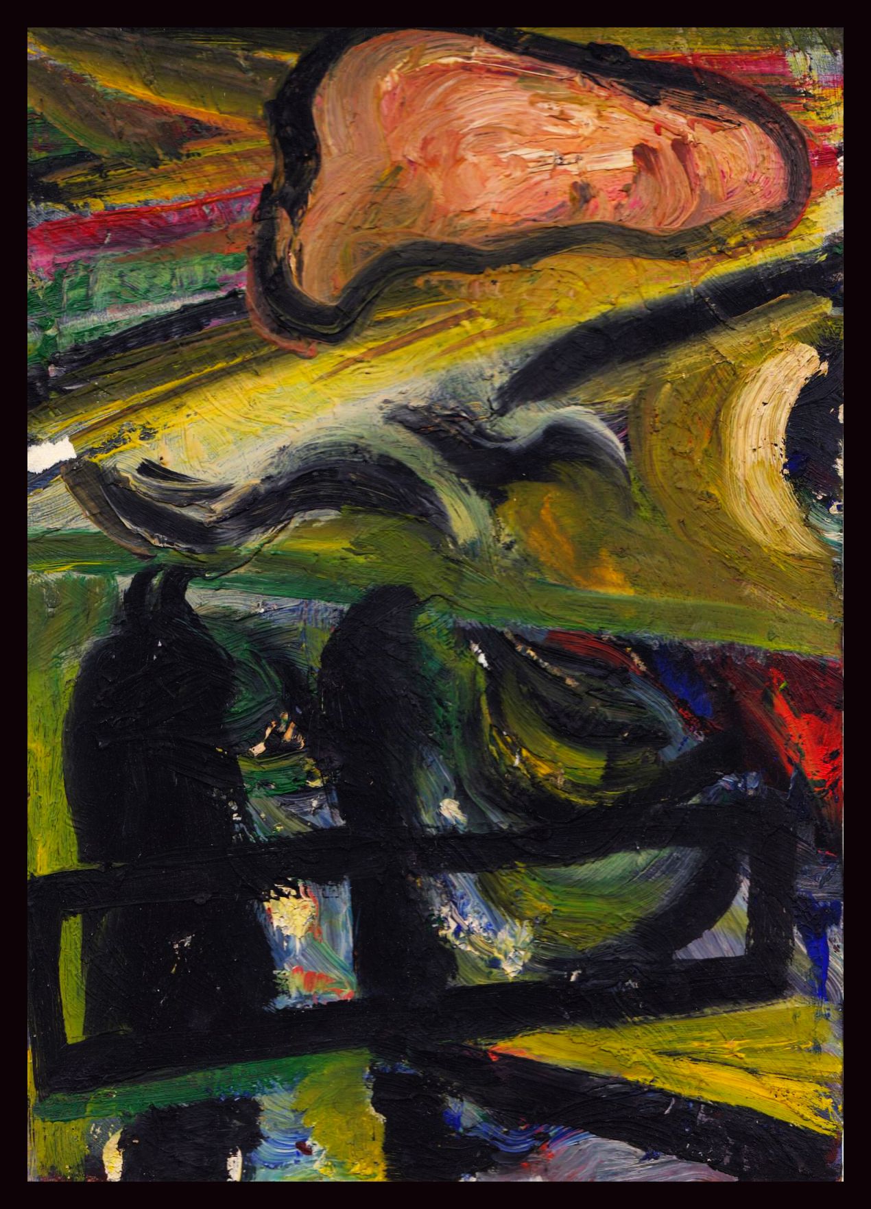 Frühe Versuche mit Farben - Helma Fries