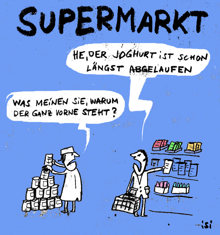 Mindestens haltbar bis - isimalmals Webseite!