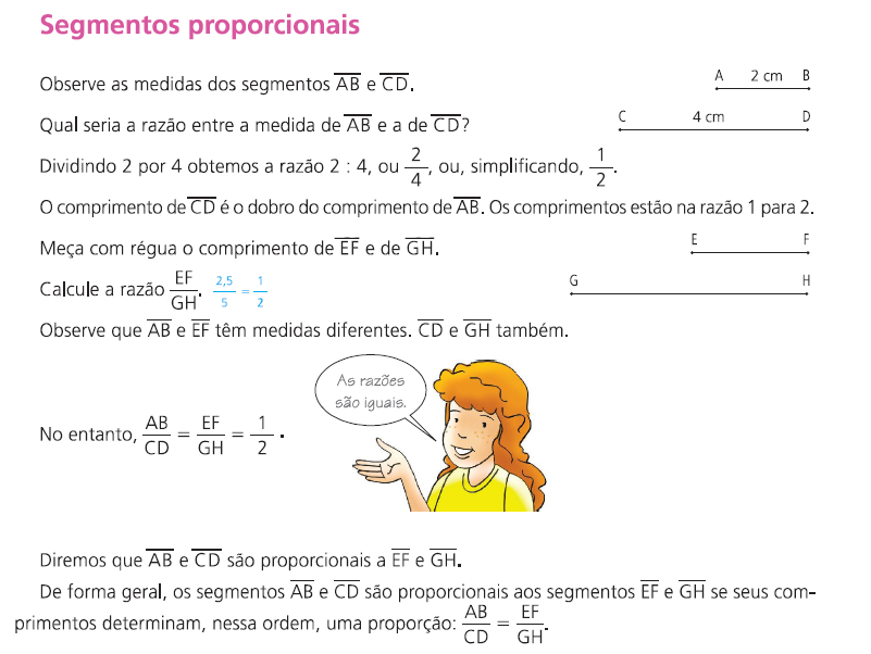 Segmentos Proporcionais Mais Matemática